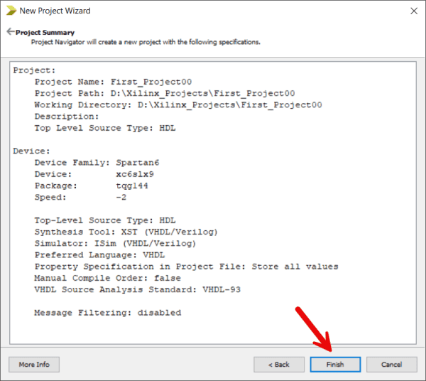 How To Create Your First Project In Xilinx Ise Design Suite Fpgatek
