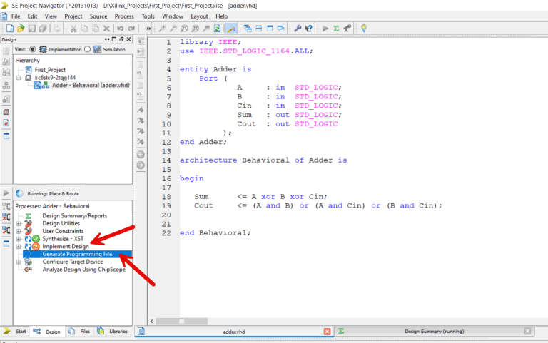 How to Create Your First Project in Xilinx ISE Design Suite - FPGATEK